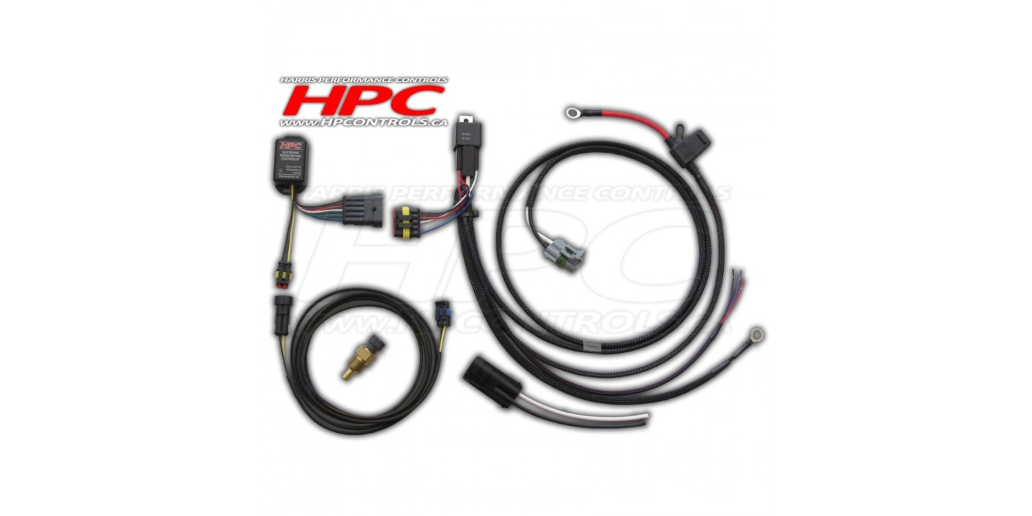 HPC Single Radiator Fan Kit with Adjustable Controller (High Power)